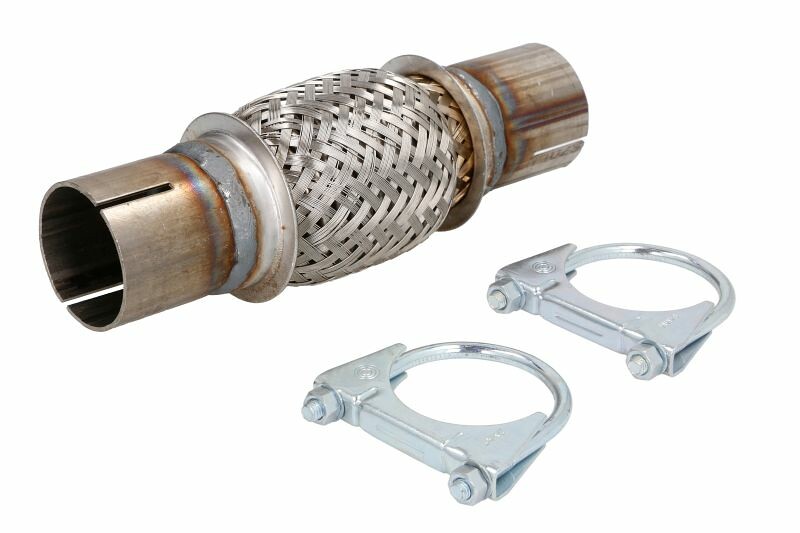 Exhaust system vibration damper (40x100; for fast fitting with a clasp ...