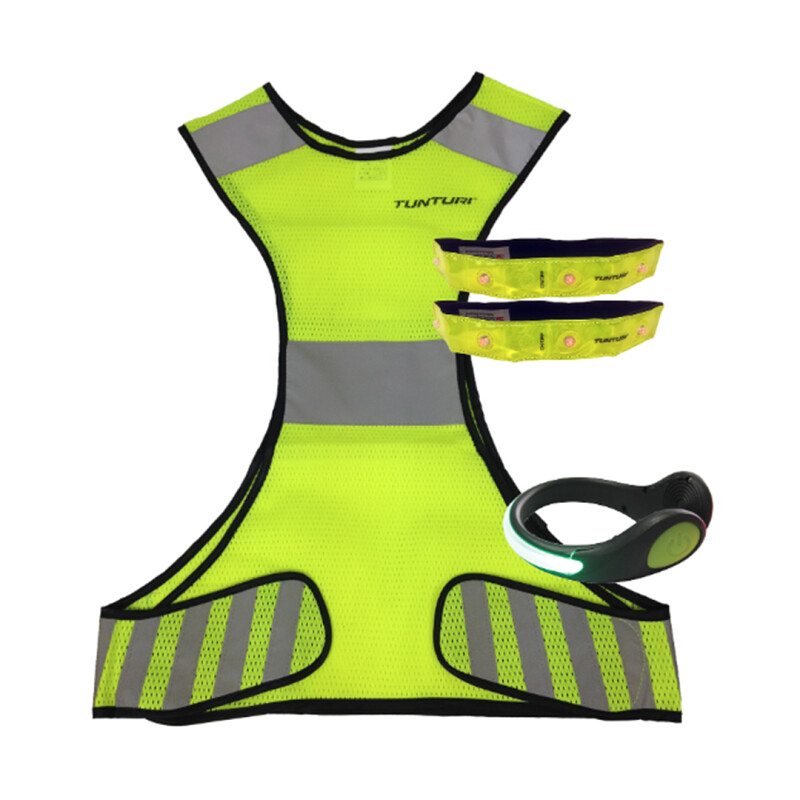 Reflective Vest, jooksuvest Tunturi Running Reflection Set - 4-pc ...